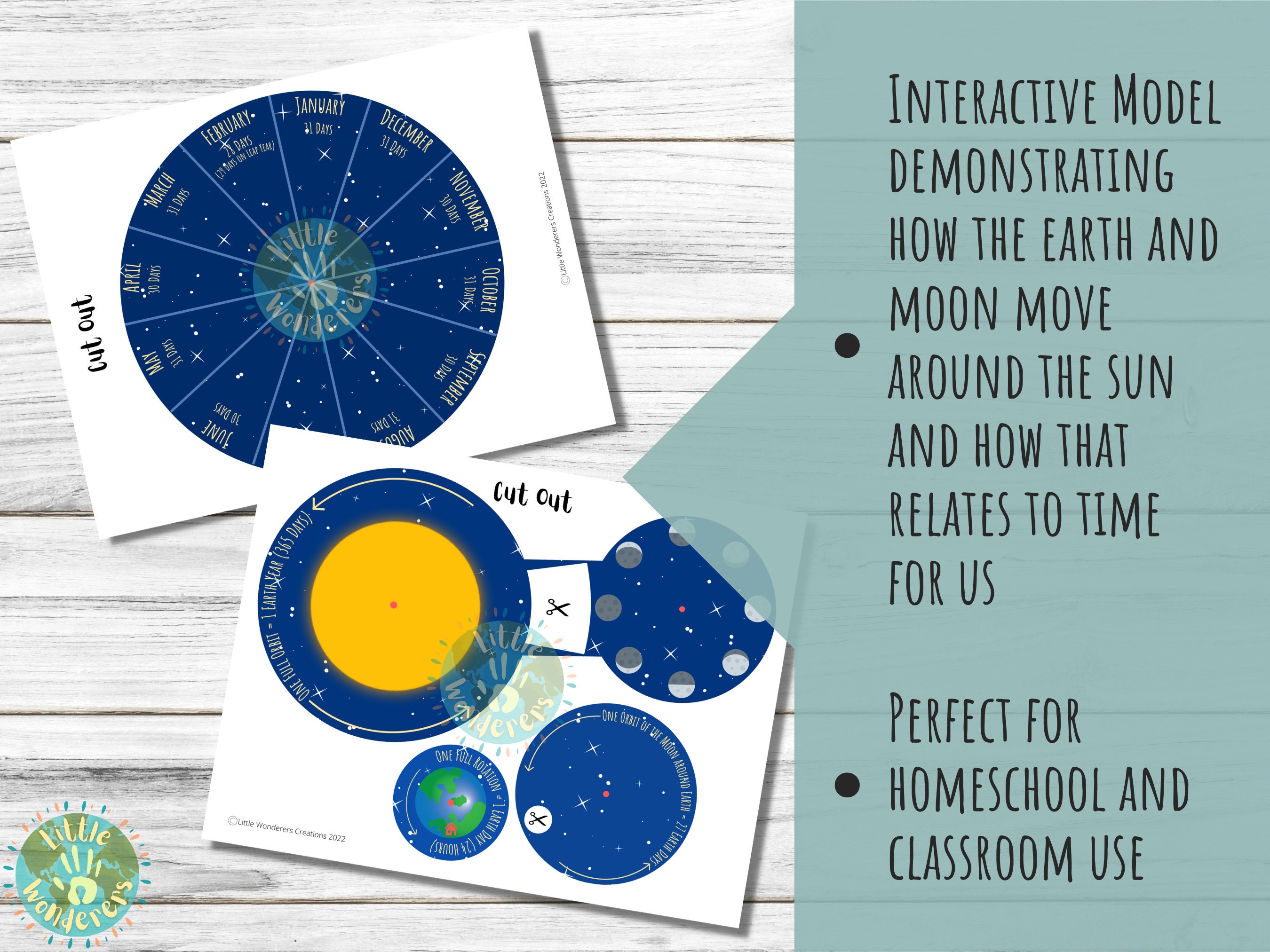 Space Time Orbit Model - Outer Space, Earth Orbit, Lunar Orbit, Moon ...