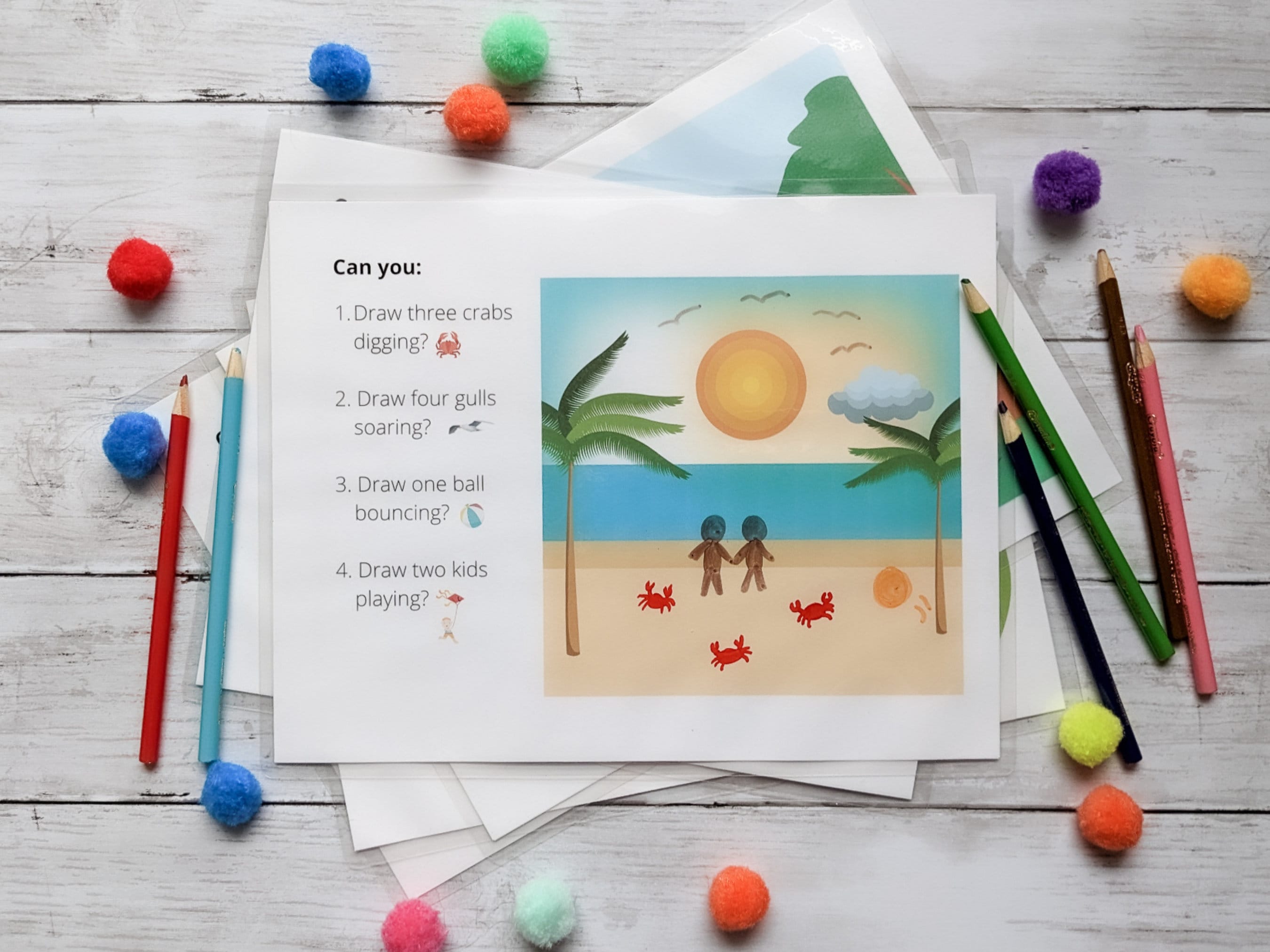 Following Directions Practice Sheets Drawing Preschool - Etsy