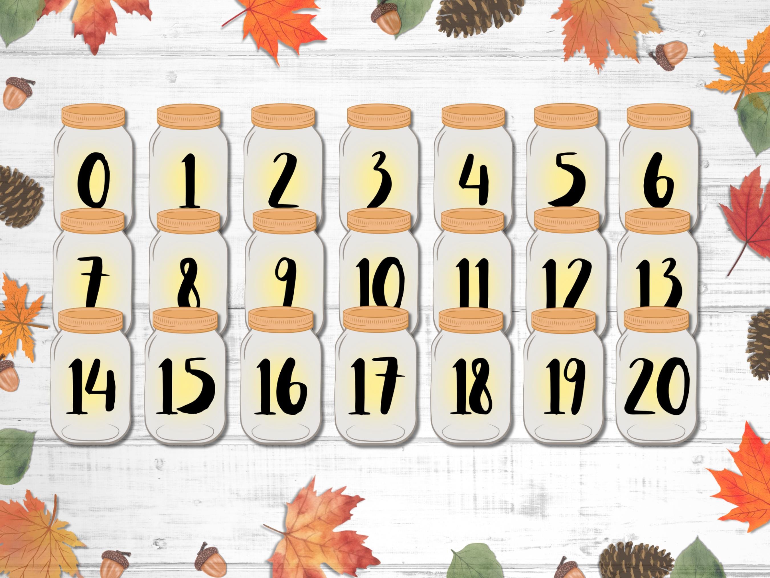 Counting Fireflies Activity Printable - Homeschool, Numbers, Preschool ...