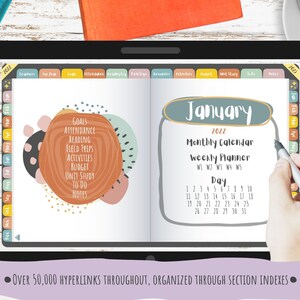 2022-2023 Digital Homeschool Planner - Teaching, Lesson Planner, Mom ...