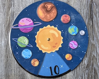 Frog Number Spinner Game Printable Counting, Preschool, Number ...