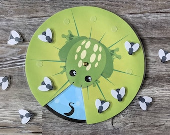 Lady Bug Number Spinner Game Printable Counting, Preschool, Number ...