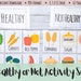 Healthy or Not Healthy Classroom Board Sorting Activity | Physical ...