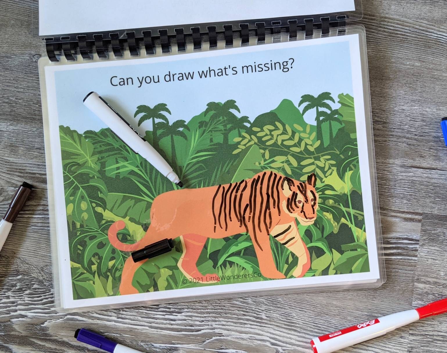 Can You Draw What's Missing Printable Busy Book Bundle - Etsy
