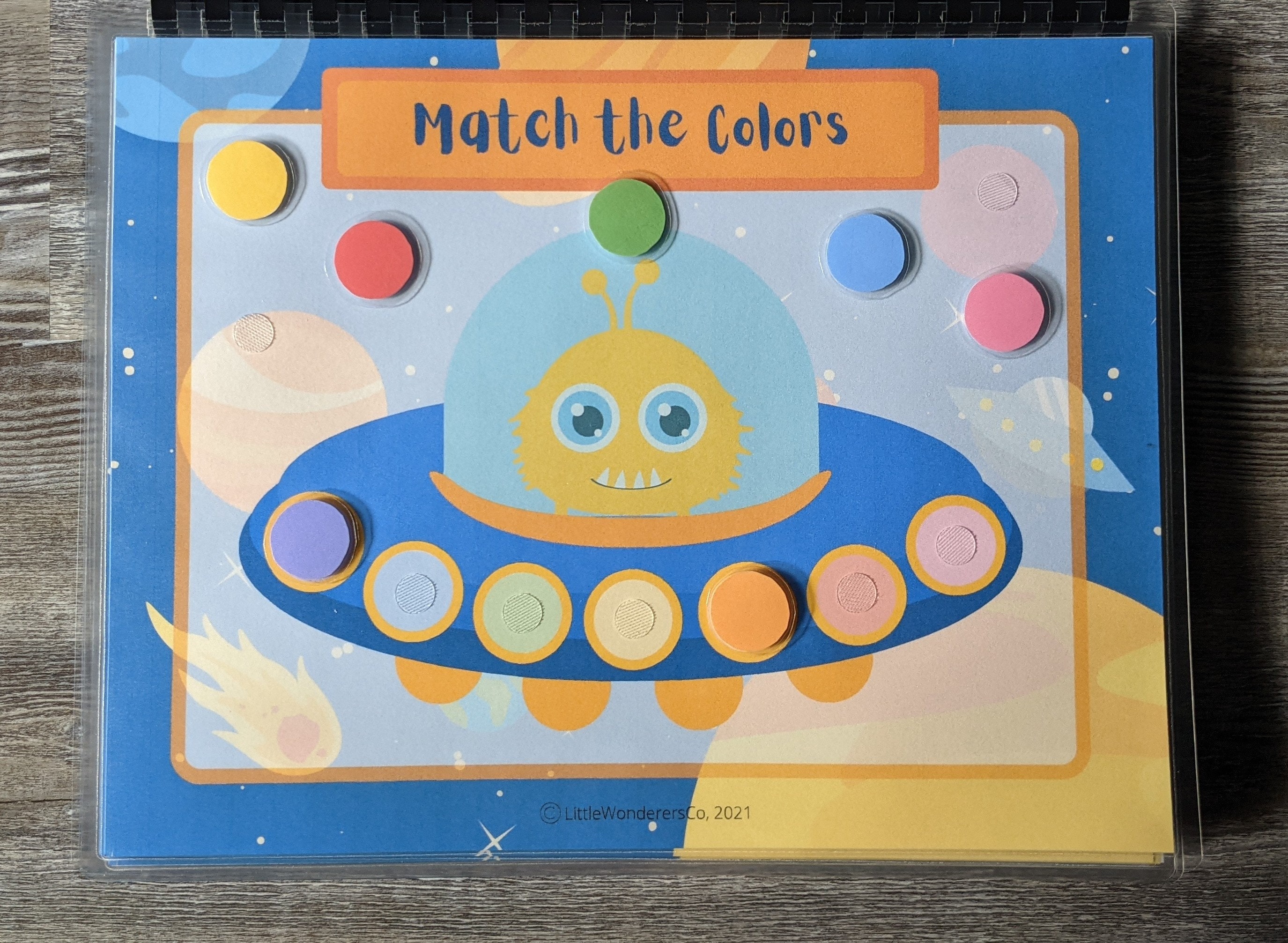 Space Busy Book Quiet Activity, Preschool, Kids, Rocket, Science, Alien ...