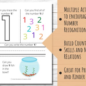 Number Worksheets - Tracing, Writing, Number Recognition, Counting ...