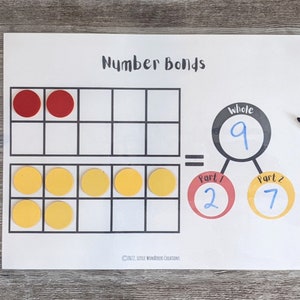 Number Bonds Addition Bundle - Early Math, Kindergarten, First Grade ...