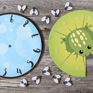 Frog Number Spinner Game Printable - Counting, Preschool, Number ...