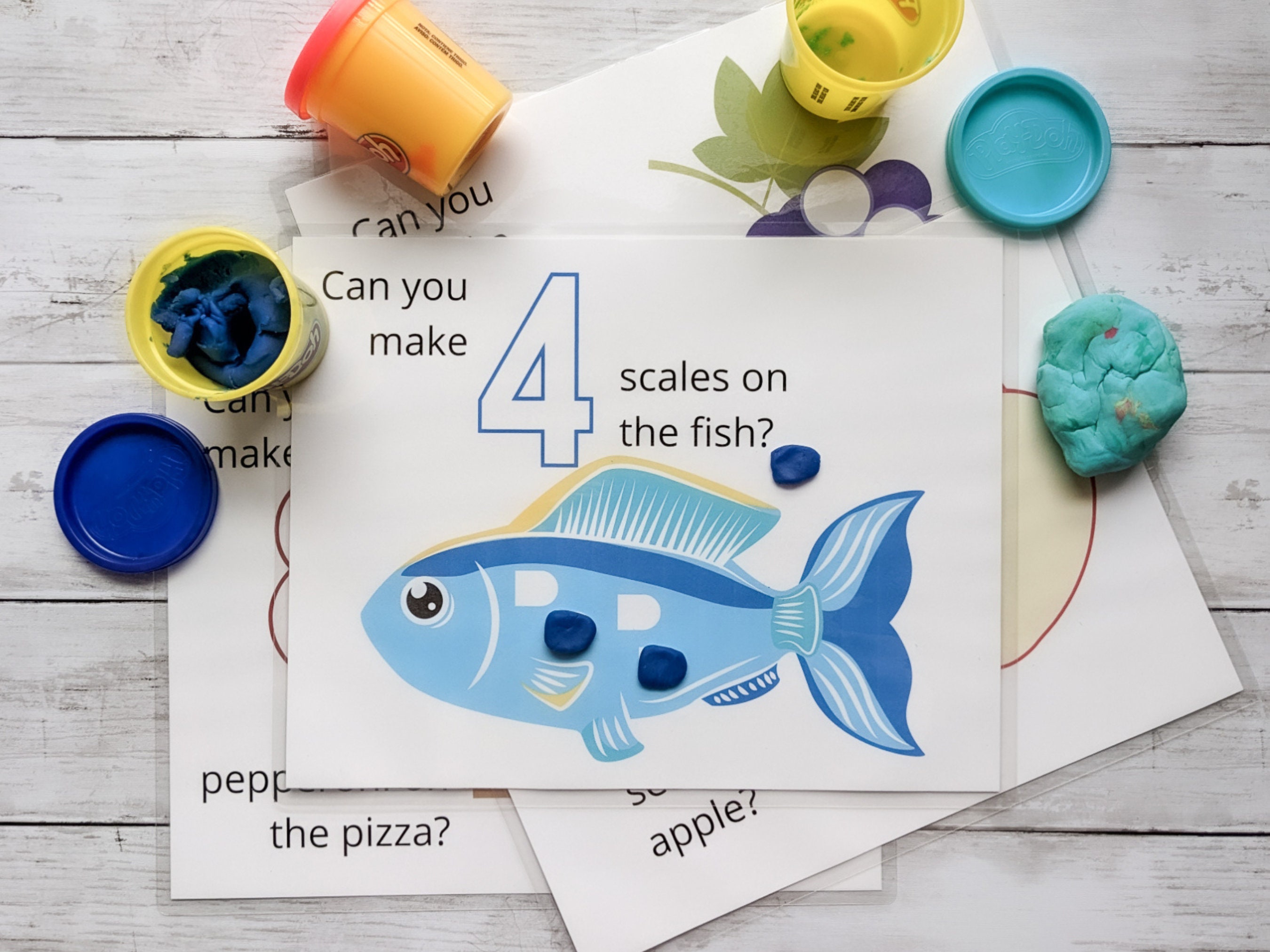 Number Playdoh Mats Homeschool Printable Classroom Learn - Etsy