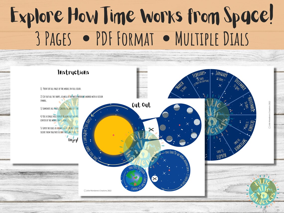 Space Time Orbit Model Outer Space, Earth Orbit, Lunar Orbit, Moon ...