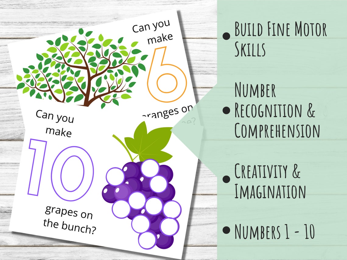 Number Playdoh Mats Homeschool Printable Classroom Learn - Etsy