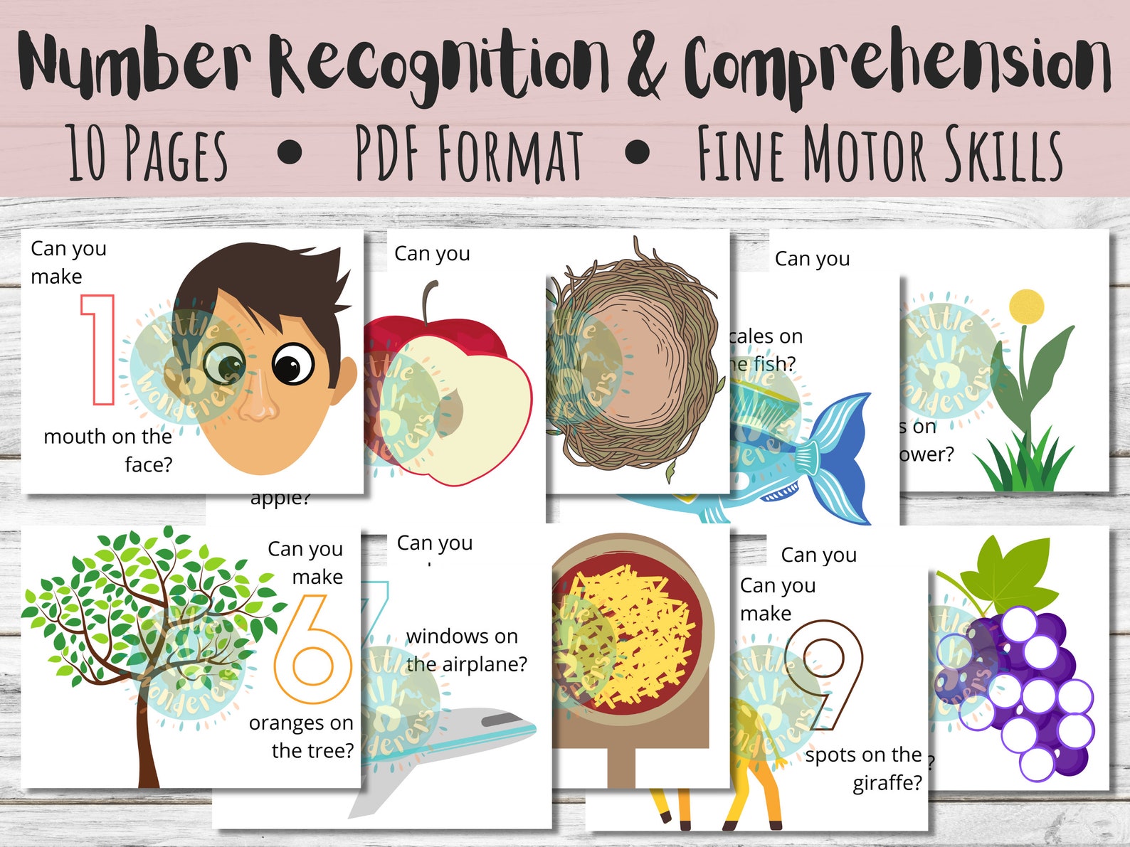 Number Playdoh Mats Homeschool Printable Classroom Learn - Etsy