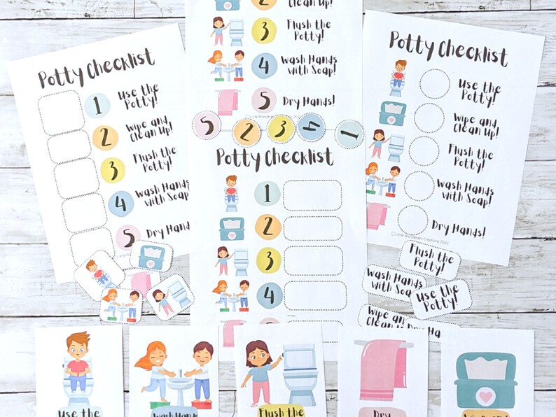 Potty Training Time Activity Bundle | Toilet Training, Toddler ...