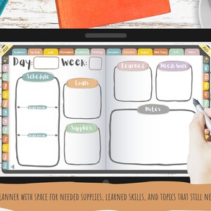 2022-2023 Digital Homeschool Planner - Teaching, Lesson Planner, Mom ...