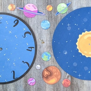 Space Number Spinner Game Printable - Counting, Preschool, Number ...
