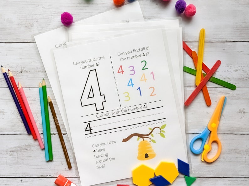 Number Worksheets - Tracing, Writing, Number Recognition, Counting ...