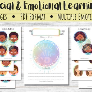 Personalizable Daily Emotions Poster With Interchangable Faces ...