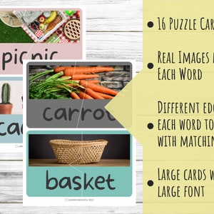 Two Syllable Word Puzzles - Homeschool, English, Language, Sounds ...