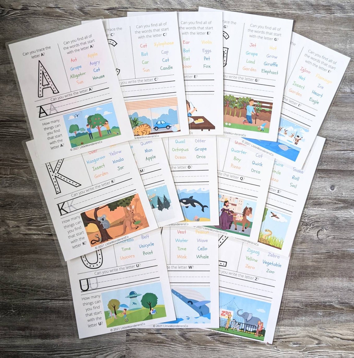 Capital Letters Alphabet Learning Activity Printable | Etsy