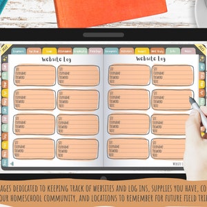 2022-2023 Digital Homeschool Planner - Teaching, Lesson Planner, Mom ...