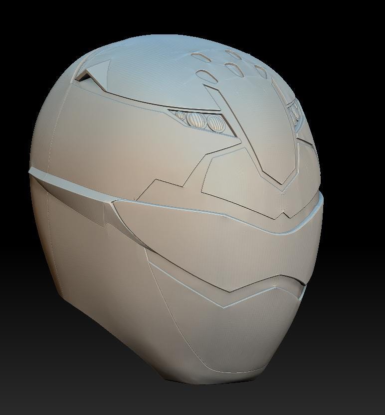 Power Rangers Beast Morphers Red Helmet 3d File - Etsy