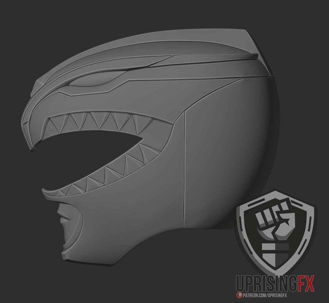 Fortnight Green Ranger Helmet 3d Printable File - Etsy