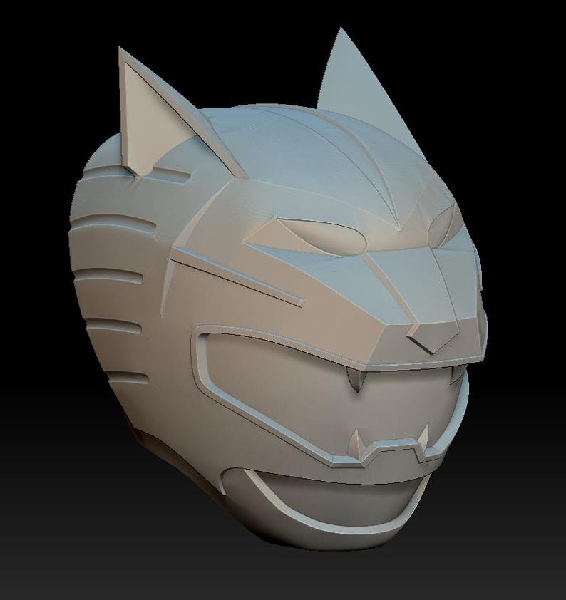 Power Rangers Wild Force Silver Helmet 3d File - Etsy