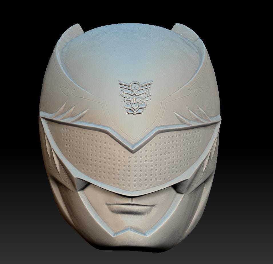 Power Rangers Mega Force Red Helmet 3d File - Etsy