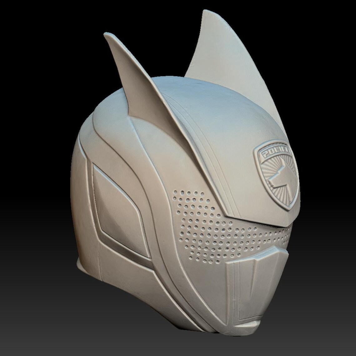 Power Rangers SPD Shadow Ranger Helmet 3d File - Etsy