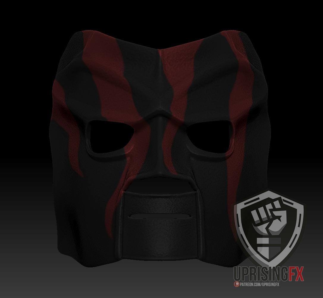 WWE Kane Mask 3d Printable File - Etsy