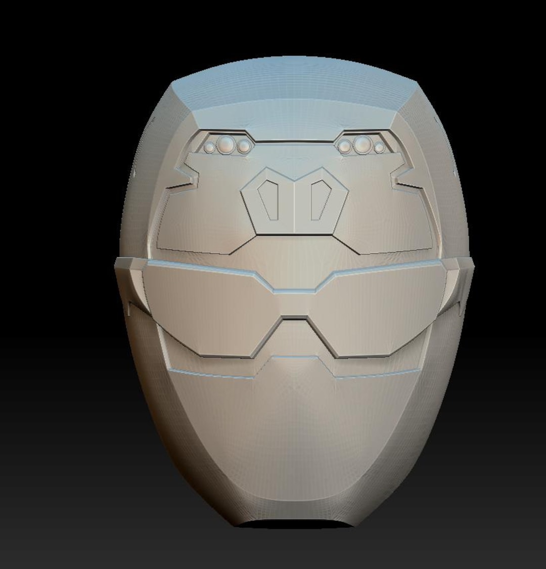 Power Rangers Beast Morphers Blue Helmet 3d File - Etsy