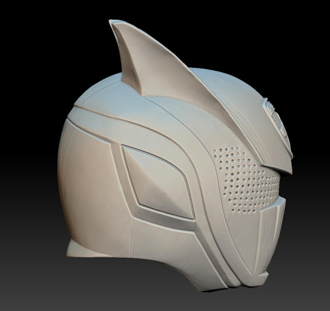 Power Rangers SPD Shadow Ranger Helmet 3d File - Etsy