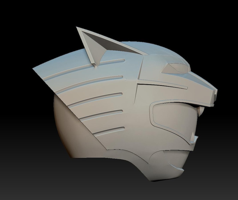 Power Rangers Wild Force Silver Helmet 3d File - Etsy