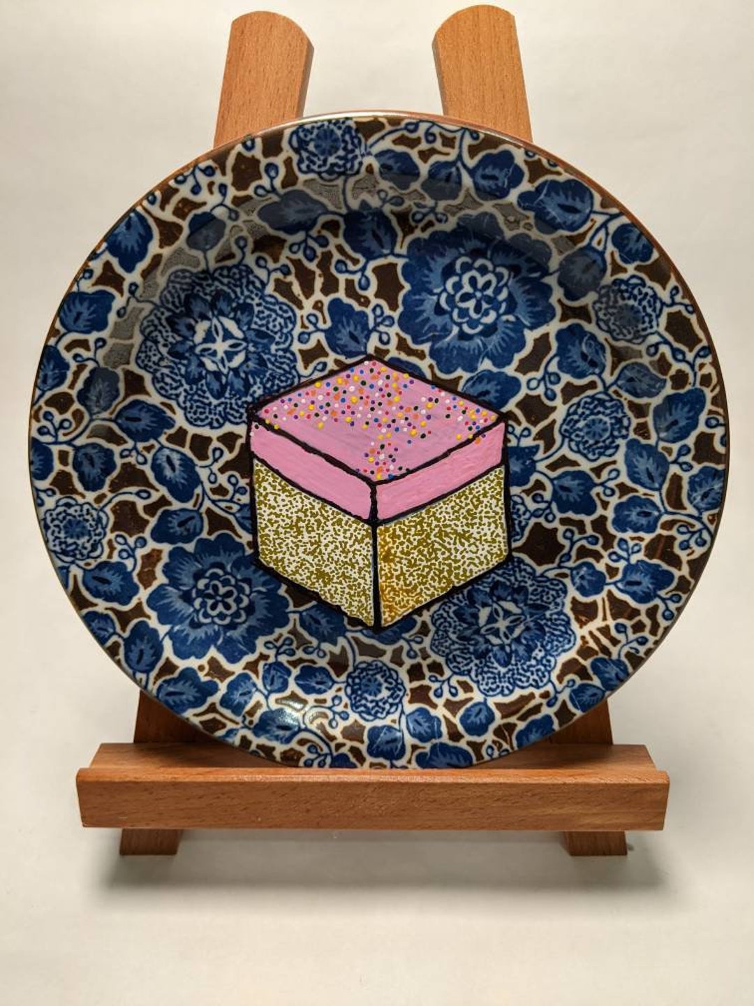 Pink Cake_pan Dulce_decorative Plate - Etsy