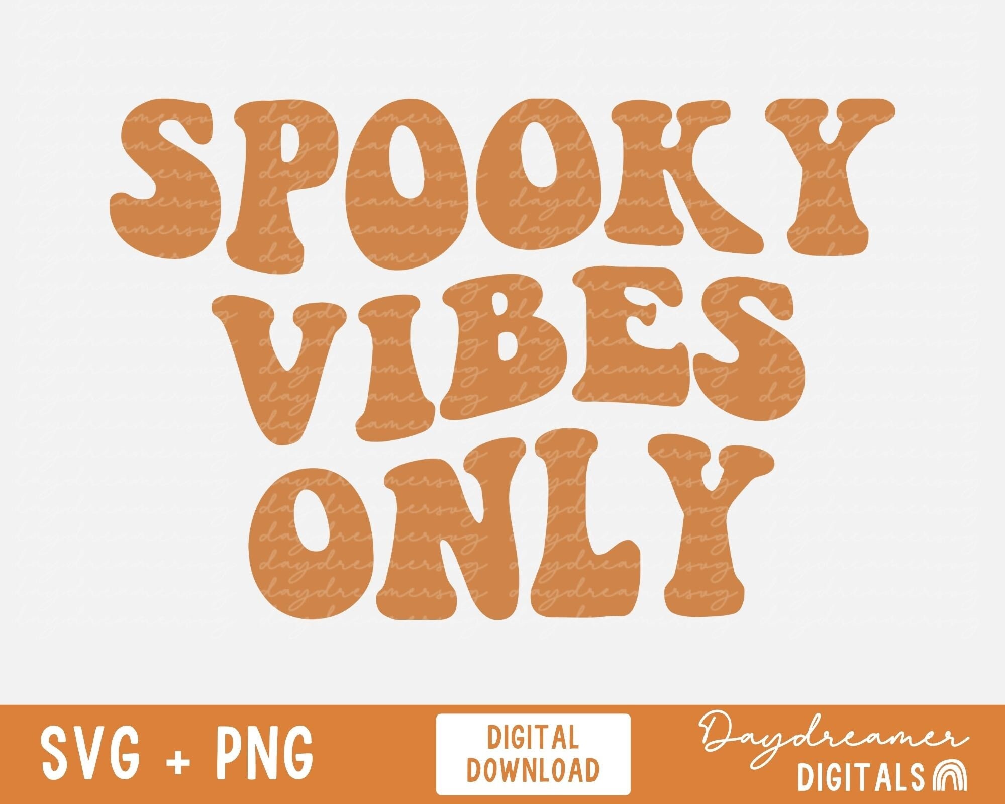 Spooky Vibes Only SVG, Halloween Svg, Fall SVG, Fall Shirt Svg, Retro ...