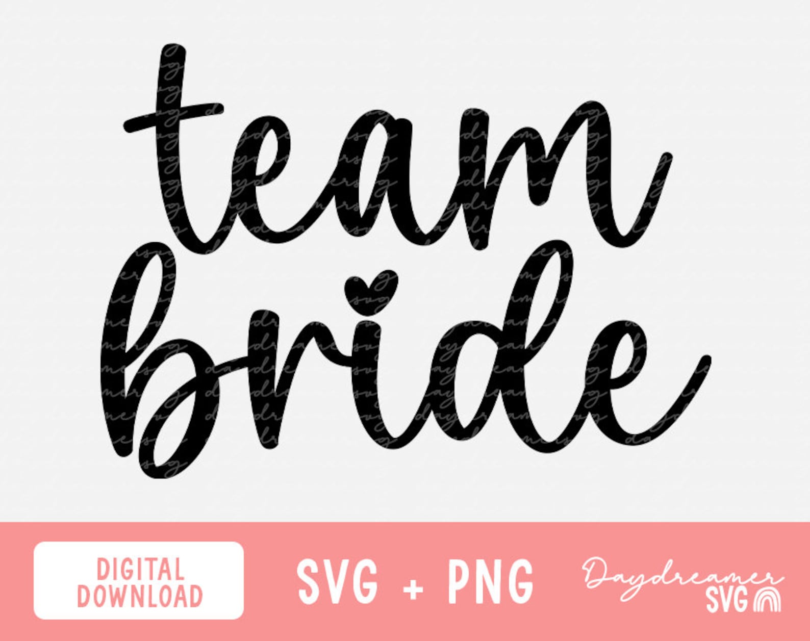 Team Bride SVG Bridal Party Svg Wedding Svg Bride Squad | Etsy