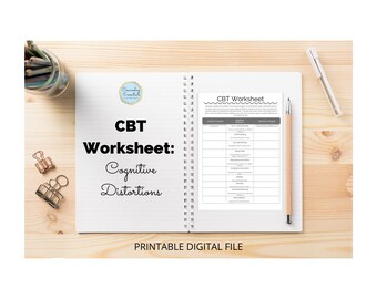 CBT: Cognitive Triangle Worksheet Editable / Fillable PDF - Etsy