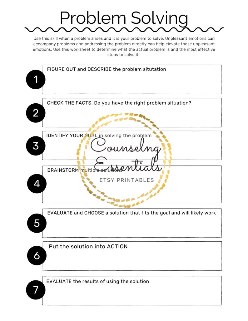 DBT Cheat Sheet & Worksheet Packet | DBT Skills | DBT Worksheets ...