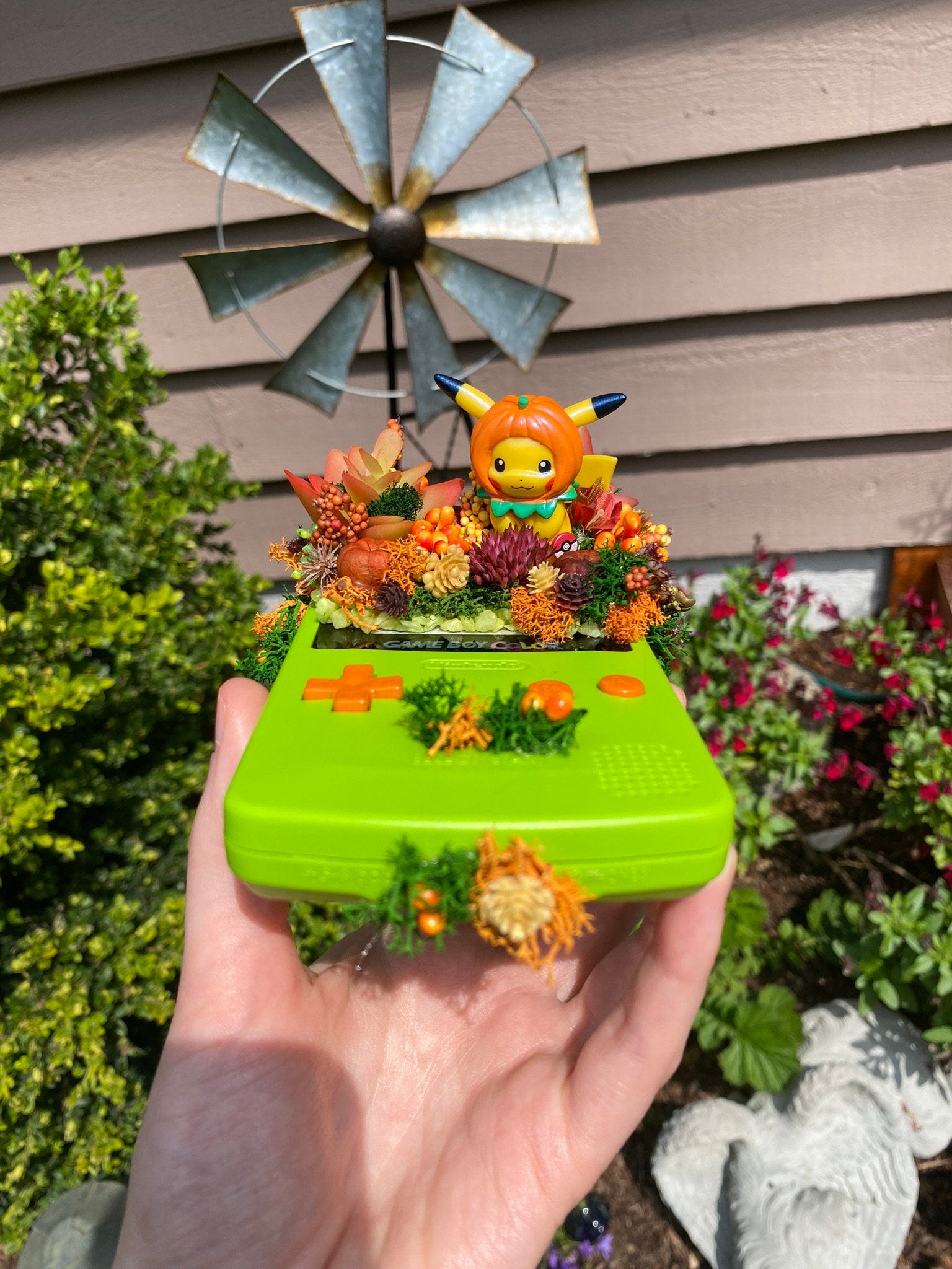 Halloween GBC Terrarium | Succulent Terrarium Diorama | Nerdy Gift ...
