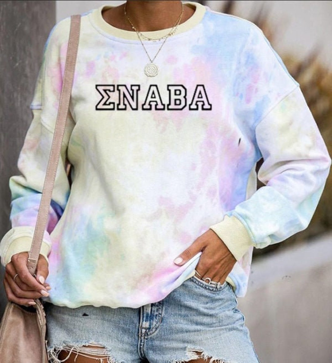 SNABA Sorority Tie Dye Sweatshirt | Study Notes Aba | Aba Therapy Gift ...