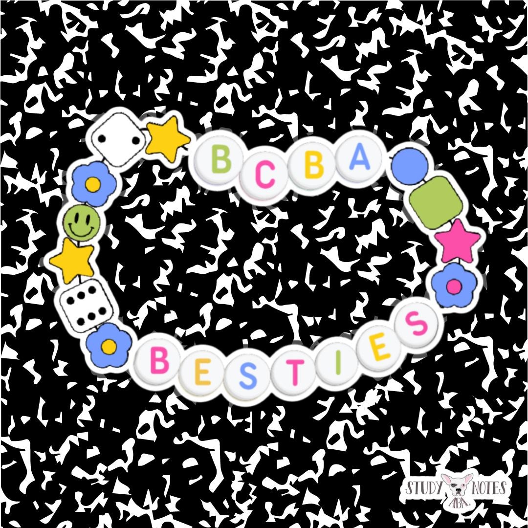 BCBA Besties Sticker | BCBA Therapist Sticker | ABA Therapy Sticker ...