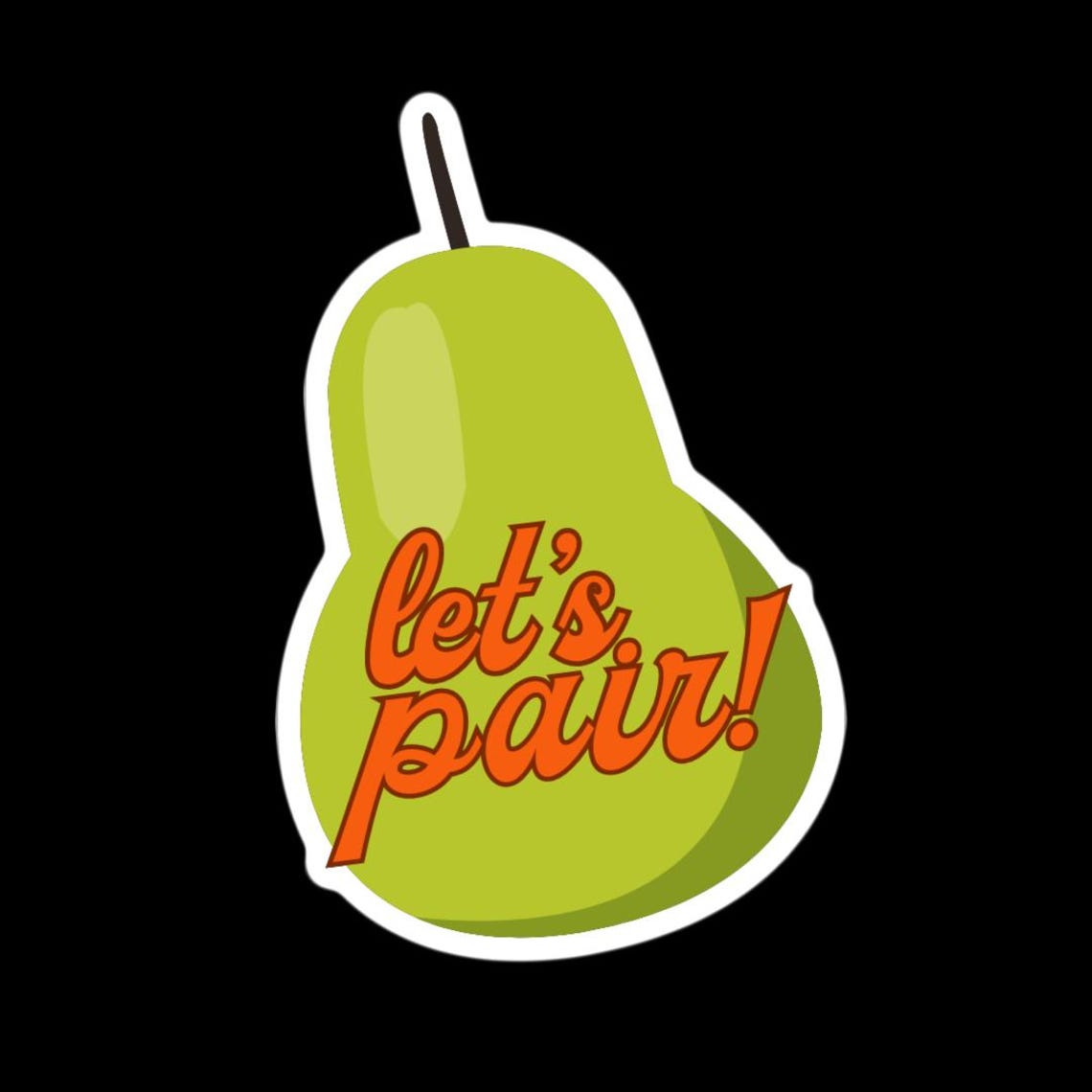 Let's Pair Sticker | BCBA Therapist Sticker | ABA Therapy Sticker ...