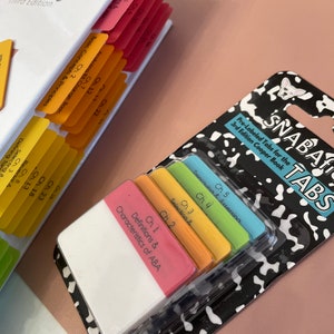 SNABAFIED Cooper Tabs | BCBA Exam Study Materials | Cooper Textbook ...