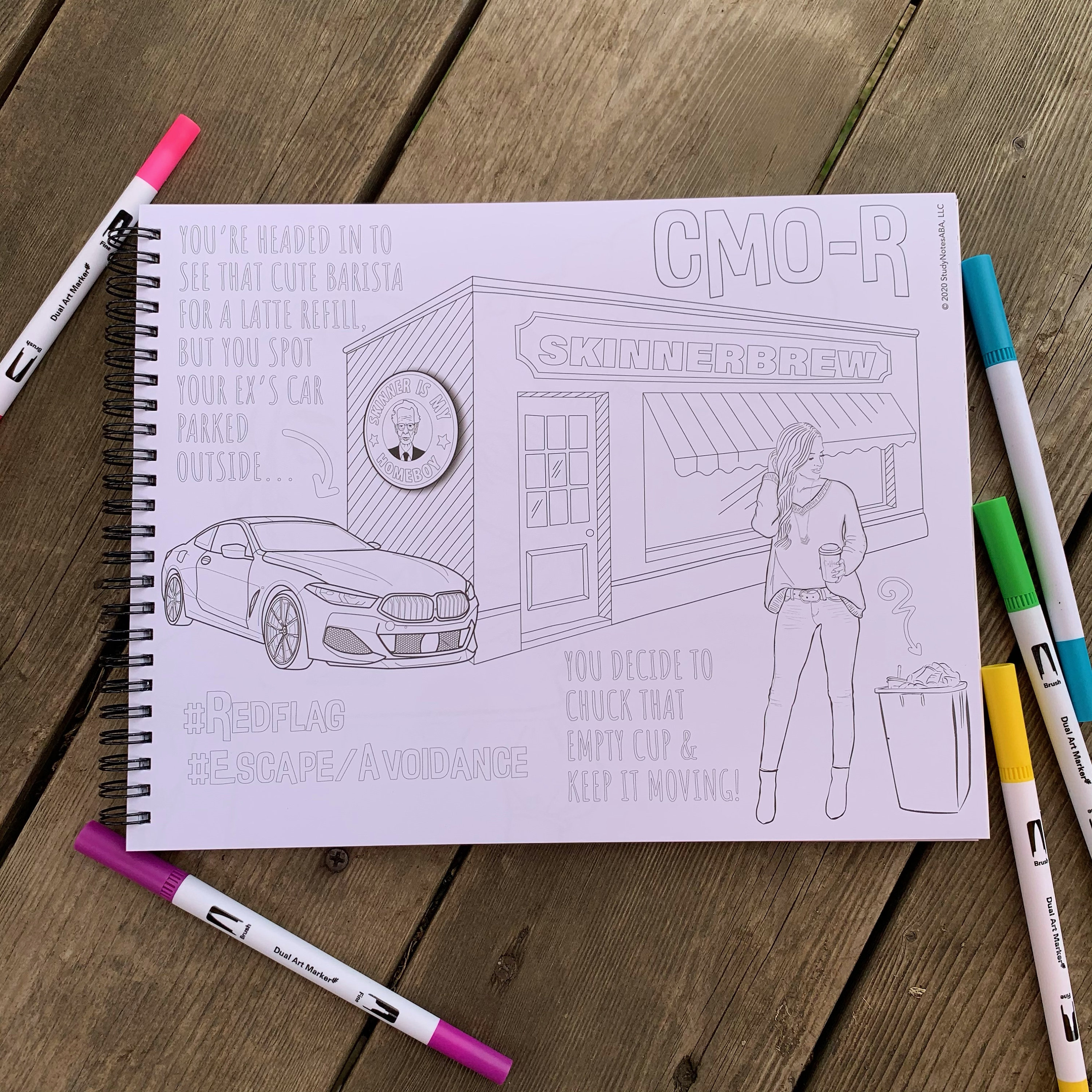 The Coloring Activities and Sh*t Book | Aba Coloring Book | Bcba Exam ...