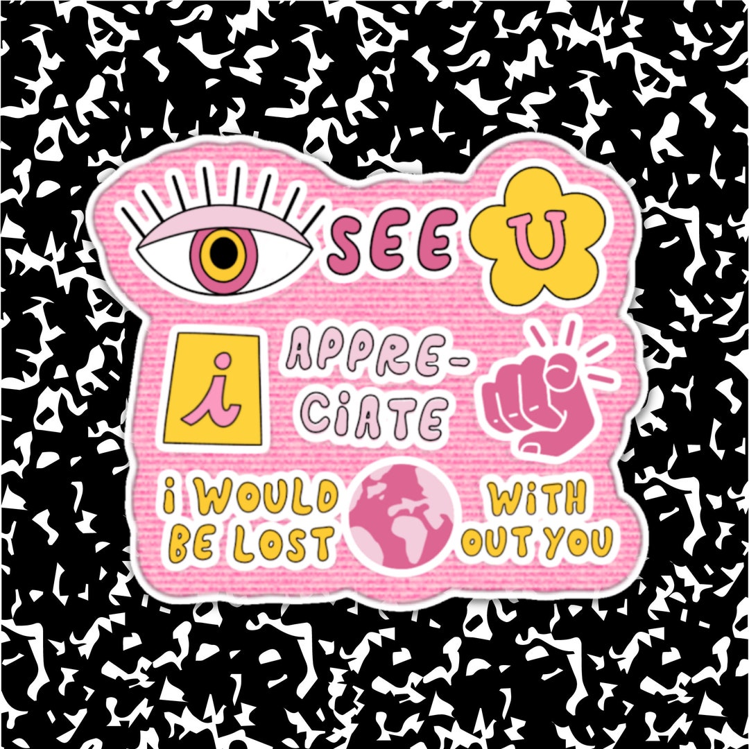 I Appreciate You Sticker | Employee Appreciation Gift | Thank You ...