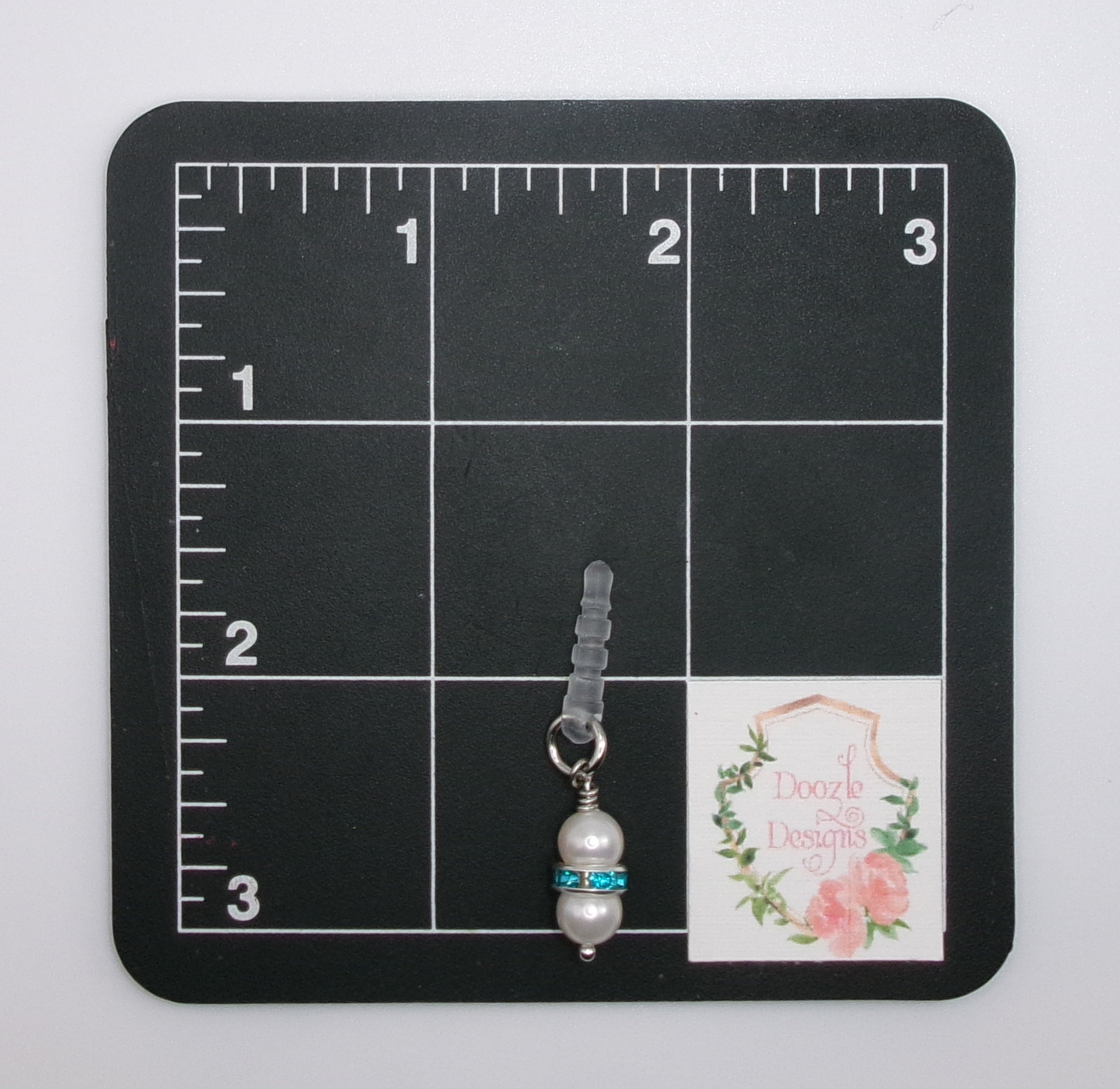 Shell Pearl Phone Charm - Dust Cover USB Port - Mobile Earphone Jack ...