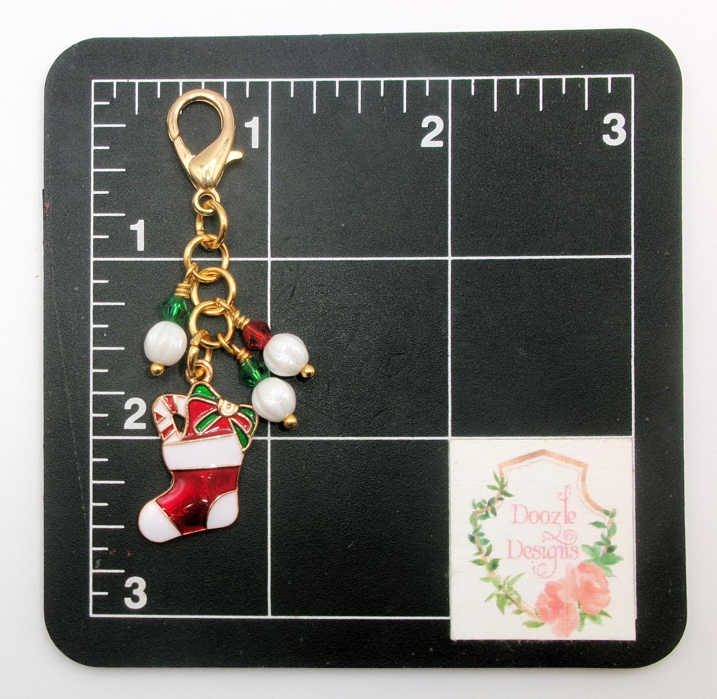 Christmas Stocking Zipper Pull - TN - Handmade Gift - Winter Purse ...