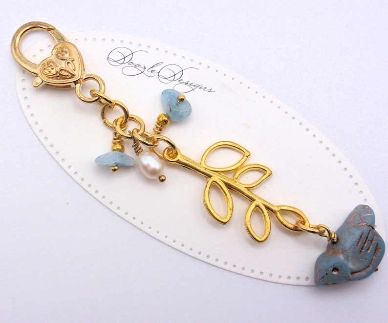Rustic Czech Glass Bird Bead Purse Charm Animal Zipper Pull - Etsy