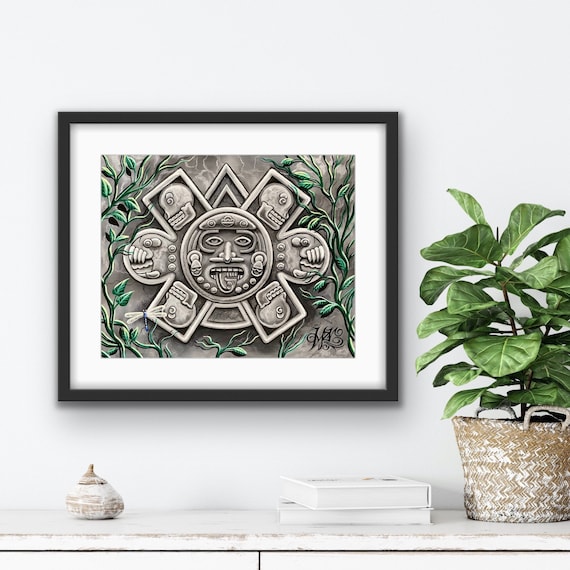 Aztec Print Paintings