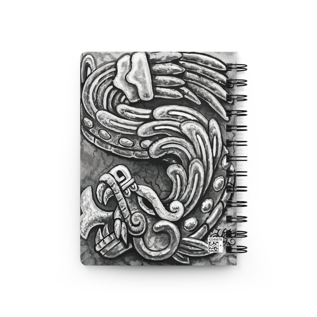 Spiral Notebook Quetzalcoatl Art Aztec Notebook Journal - Etsy